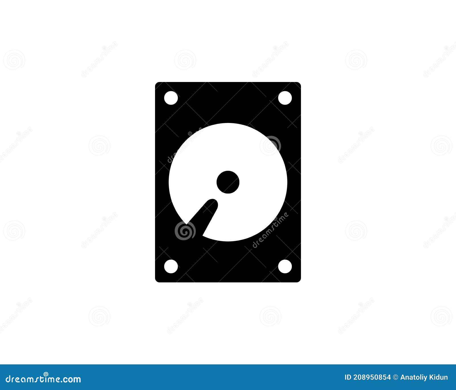 Hard Drive Icon Flat