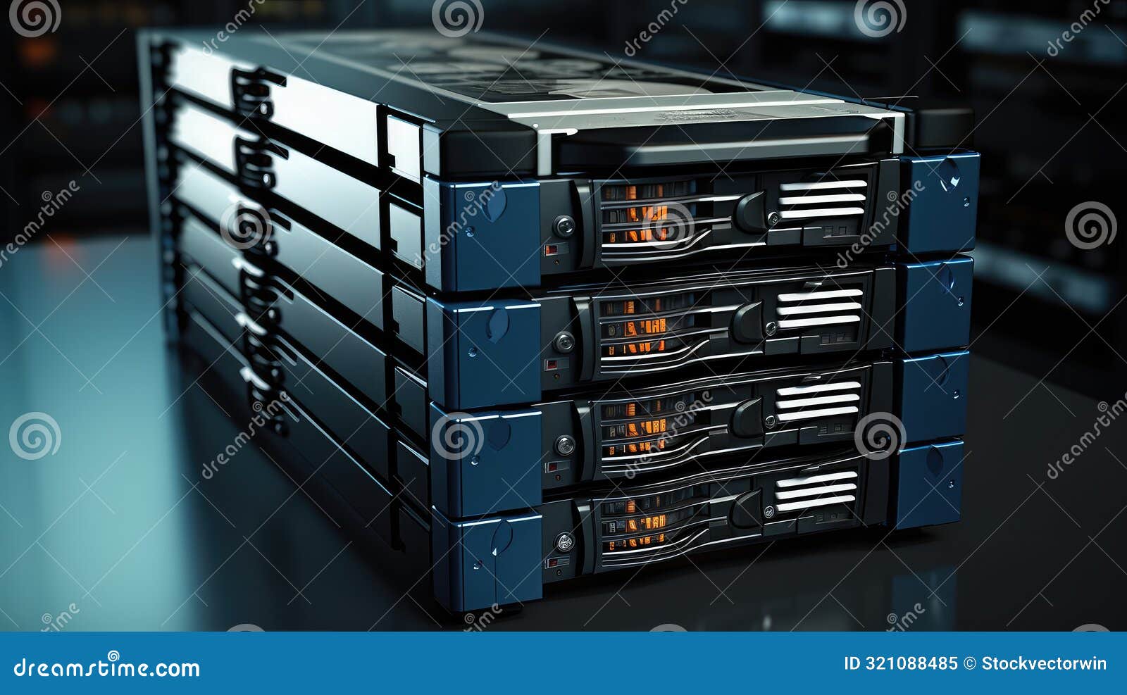 Hdd Information Technology Data Storage Stock Illustration ...