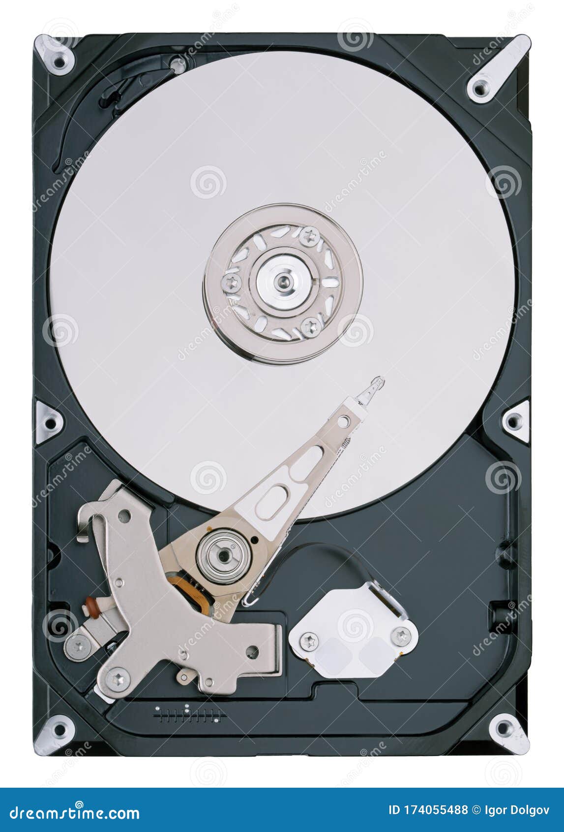 HDD stock photo. Image of device, disk, isolated, ferromagnetic - 174055488