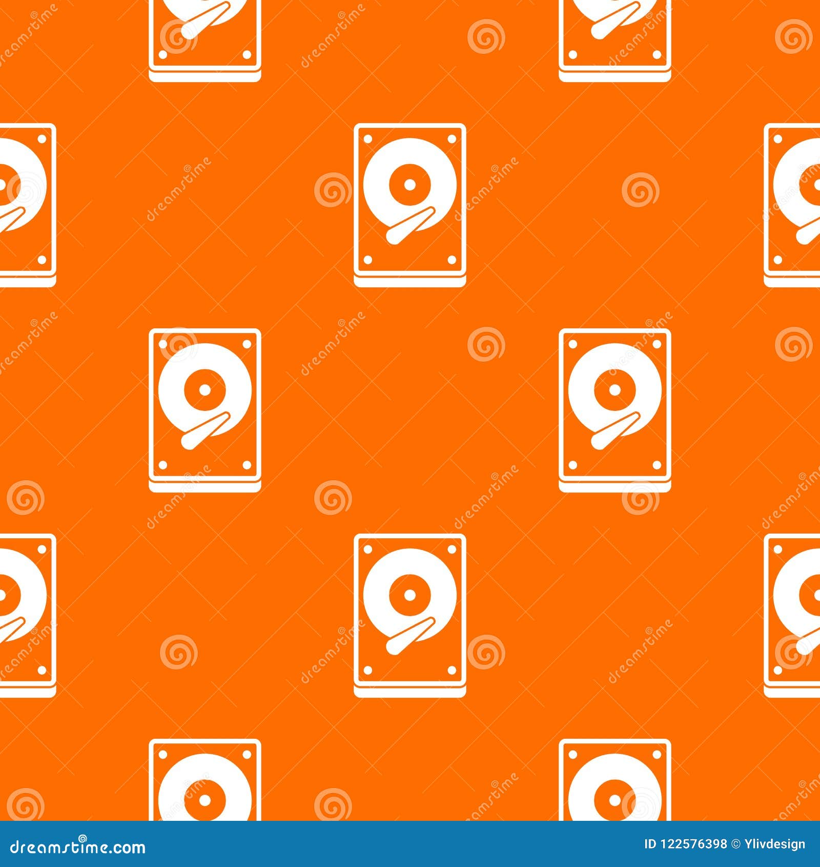 HDD pattern seamless stock vector. Illustration of gigabyte - 122576398