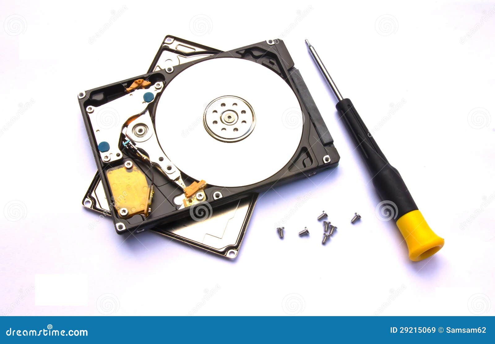HDD and repair kit stock image. Image of erasing, electronics - 29215069