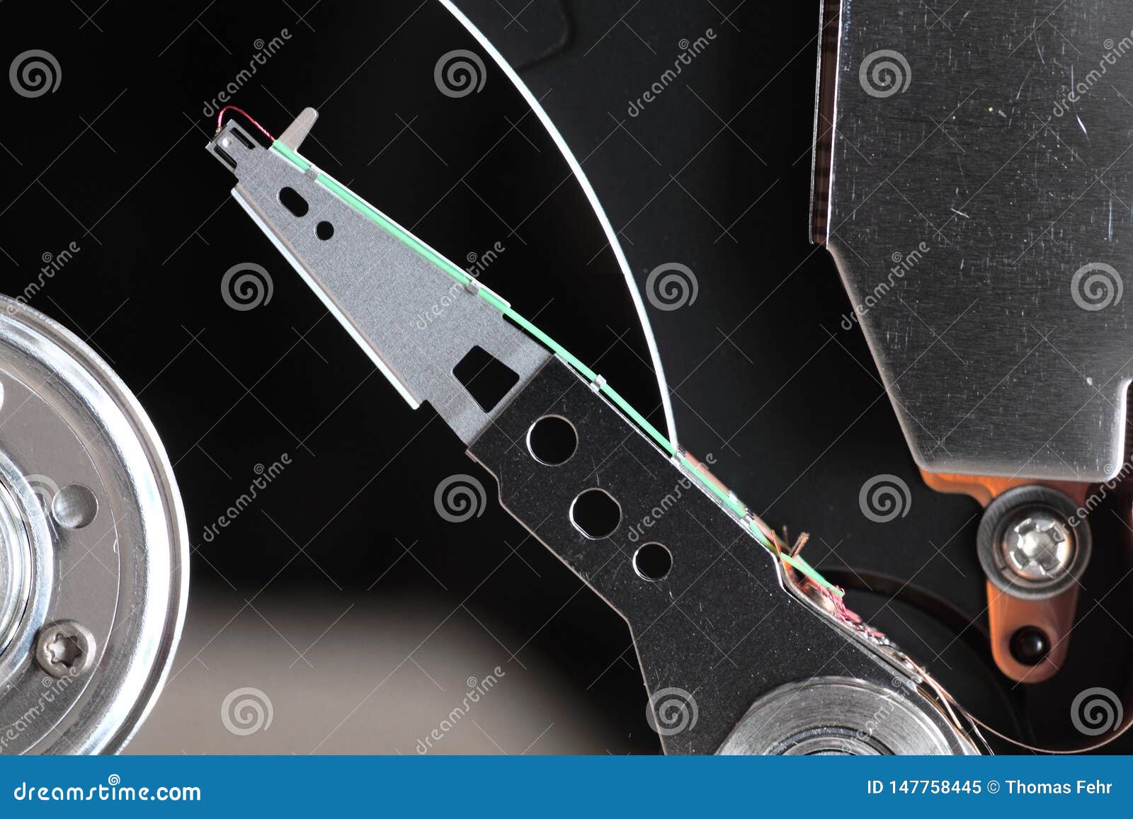 HDD seen inside stock image. Image of backup, datum - 147758445