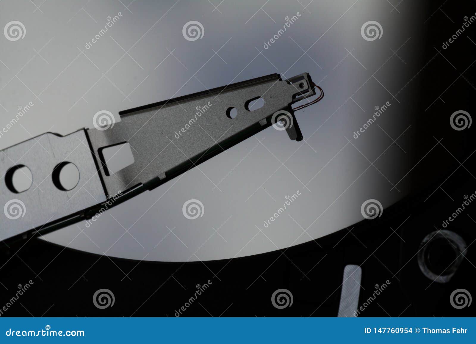 HDD seen inside stock photo. Image of equipment, drive - 147760954