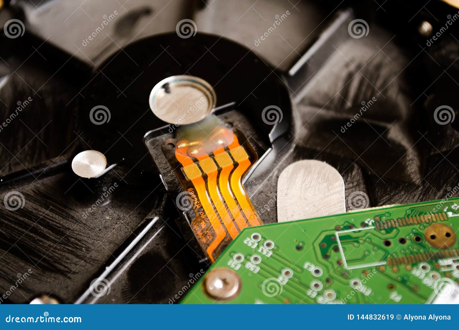 HDD. IT Technologies. Disk For Recording Data. Computer Techologies ...