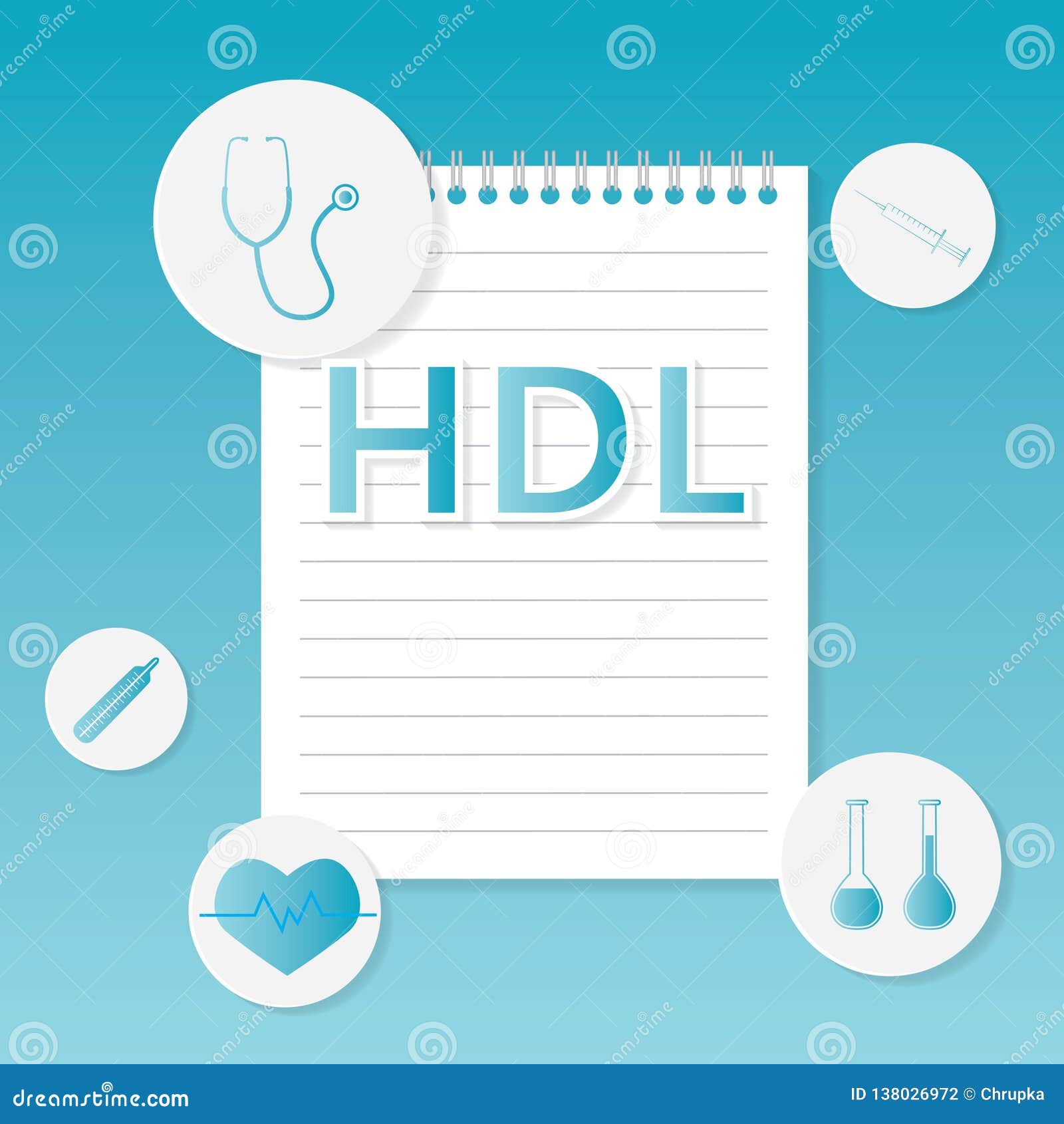 HDL High-density Lipoprotein Medical Concept Stock Vector ...