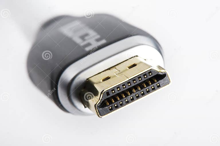 HDMI cable stock image. Image of detail, transmission - 12351869