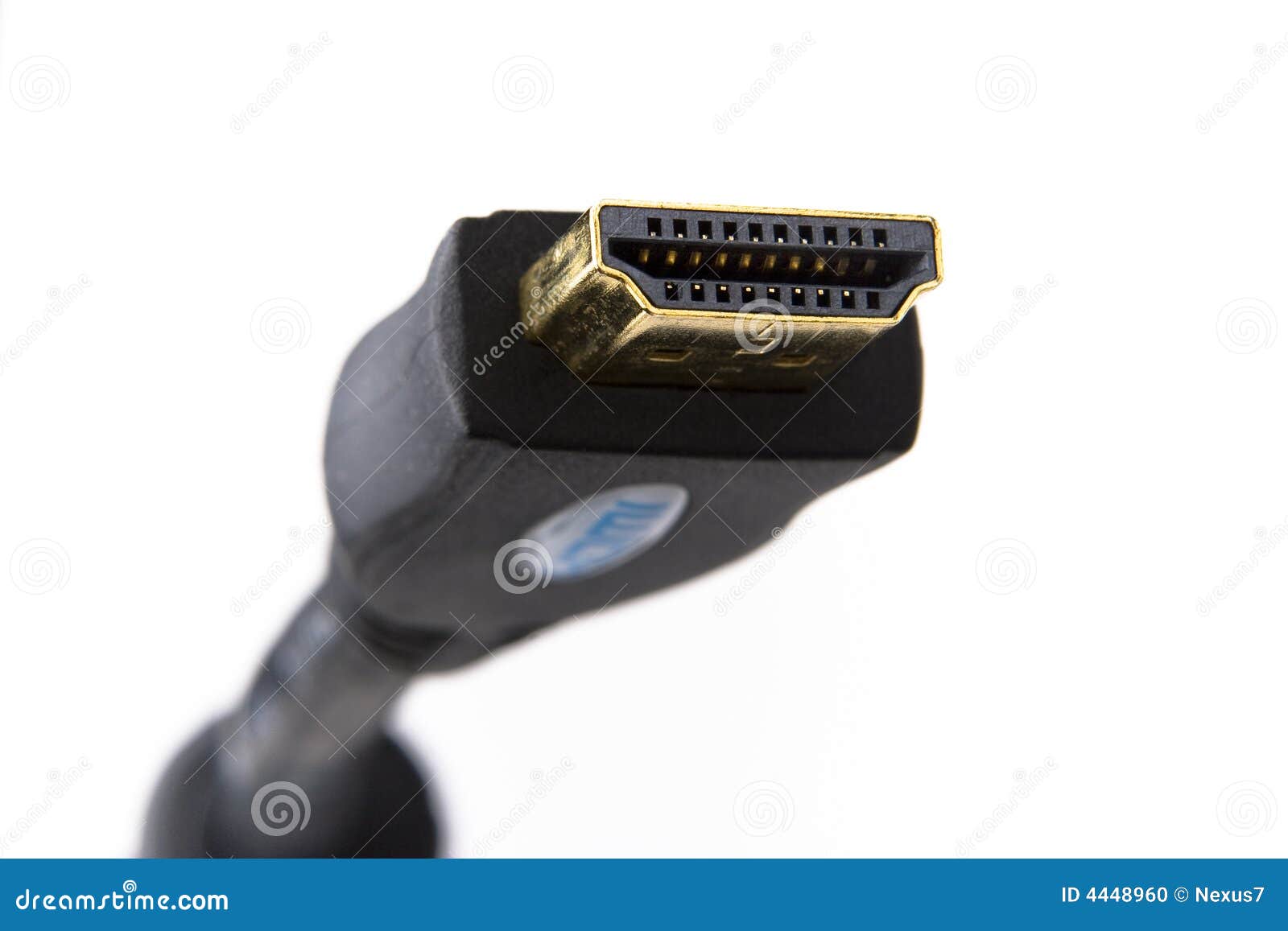 HDMI Cable From Different Angles Isolated Against White Background ...