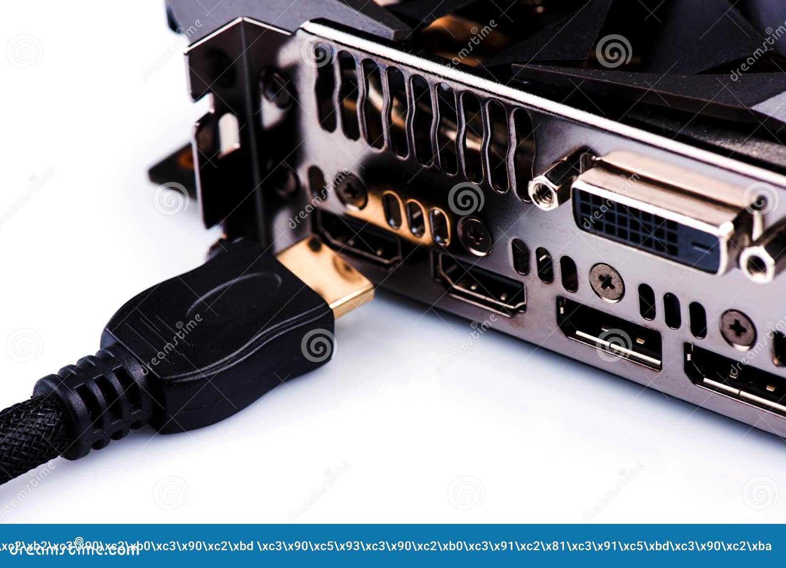 HDMI Cable Close-up. HDMI Connector. HDMI Plug Stock Image - Image of ...