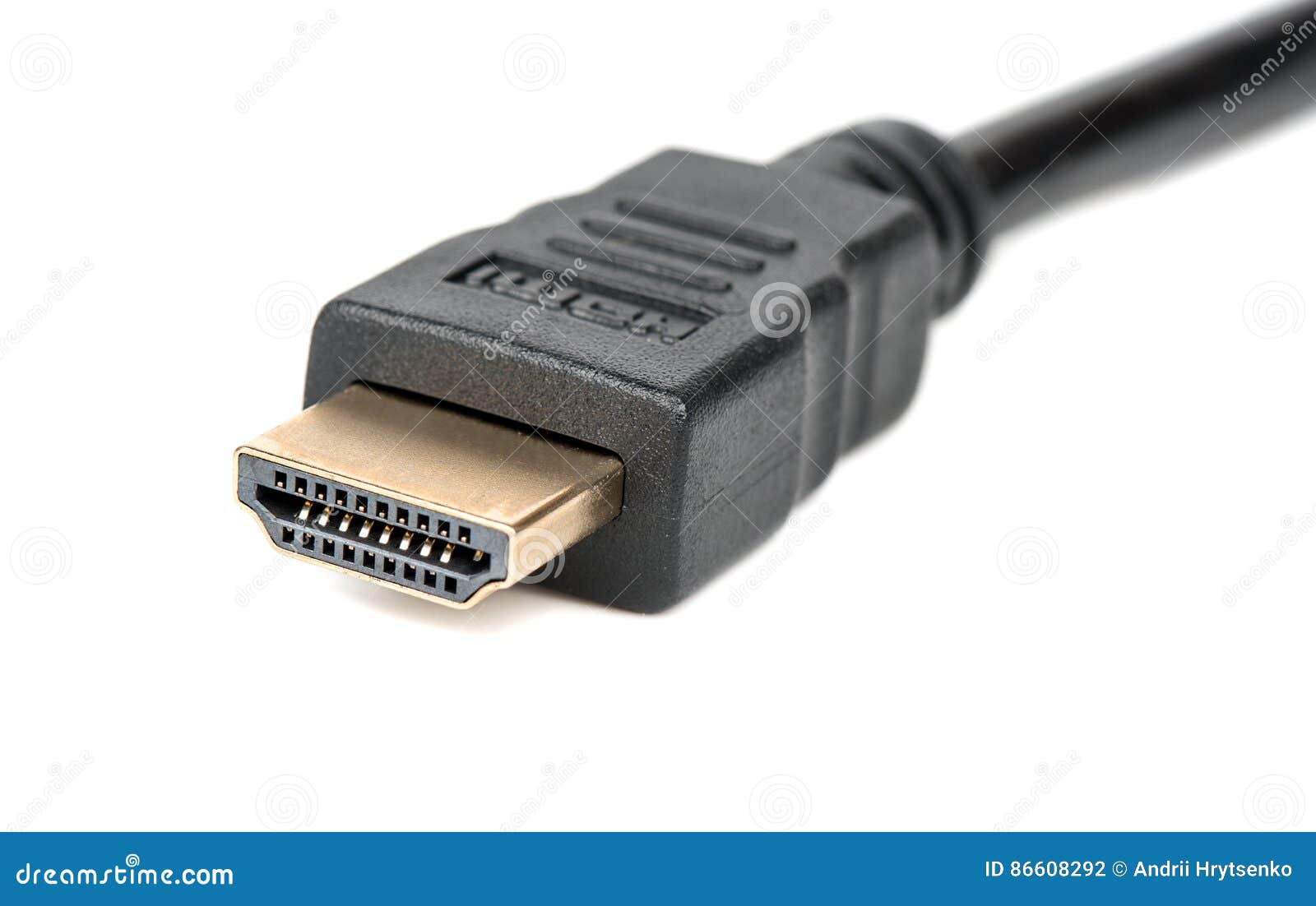 HDMI cable stock photo. Image of connect, interface, cable - 86608292