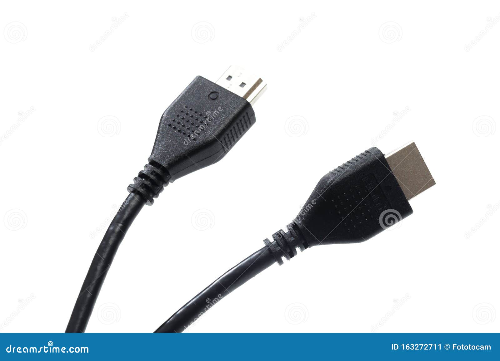 HDMI Cable Isolated on White Background - Image Stock Image - Image of ...