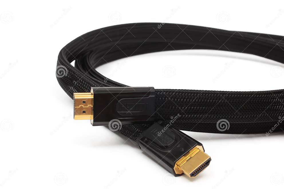 HDMI cable stock image. Image of broadcasting, hdready - 36041607