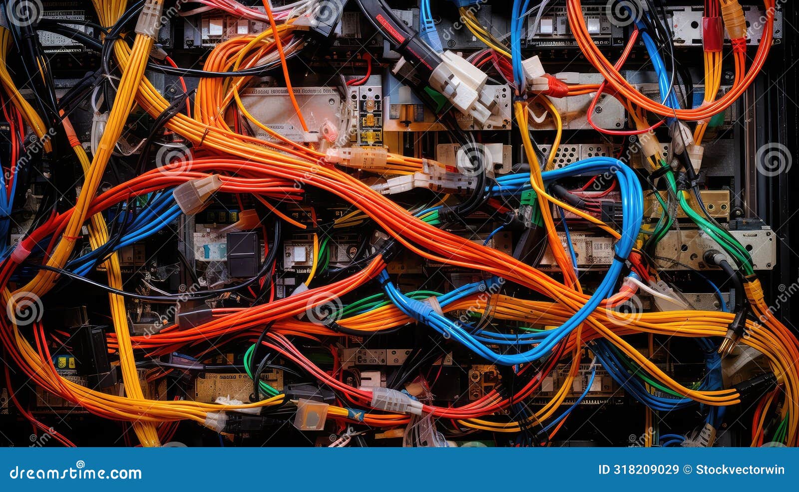 Thunderbolt Computer Cables Royalty-Free Cartoon | CartoonDealer.com ...