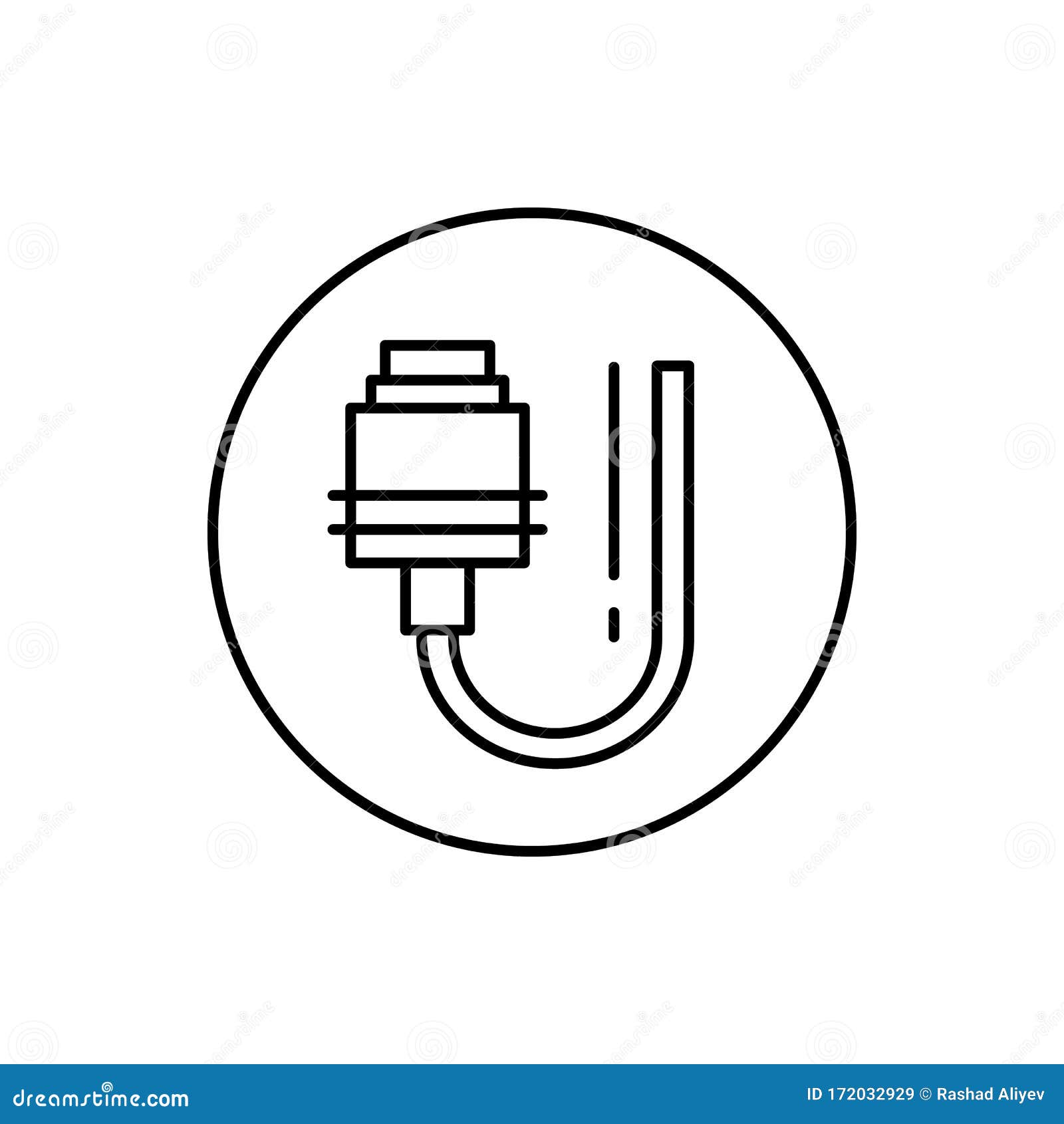 Hdmi, Connector Icon. Simple Line, Outline Vector Elements of ...