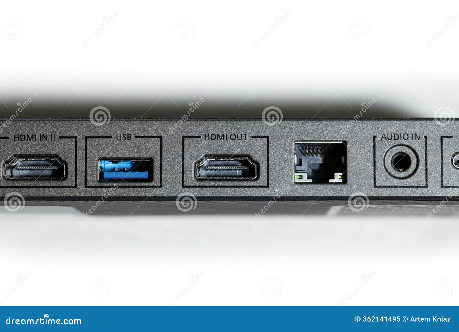 HDMI Port Connection Black Video Transmitter Device Technology Object ...