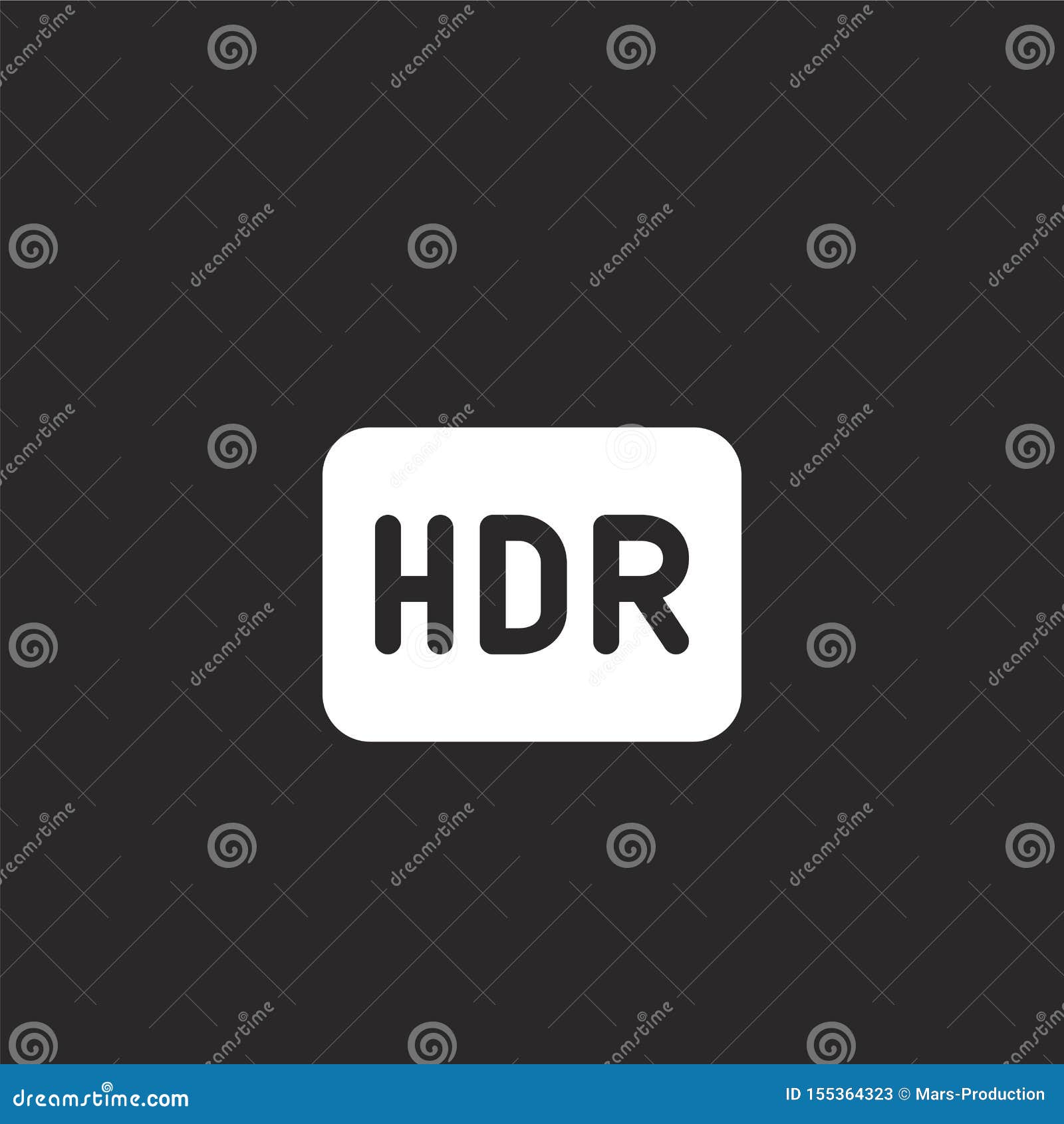 Hdr Icon. Filled Hdr Icon for Website Design and Mobile, App ...