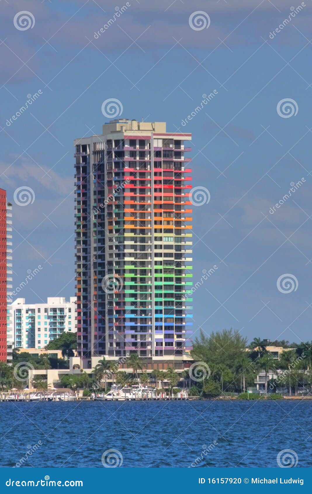 HDR Miami Florida stock photo. Image of sunny, miami - 16157920