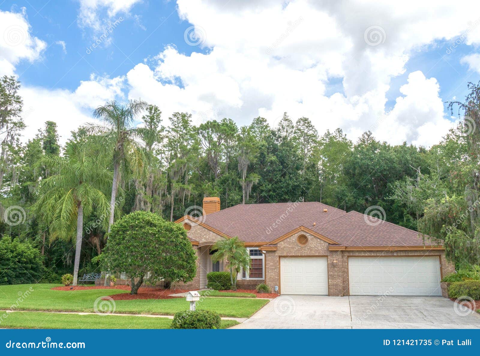 HDR Suburban house 2 editorial image. Image of landscape - 121421735
