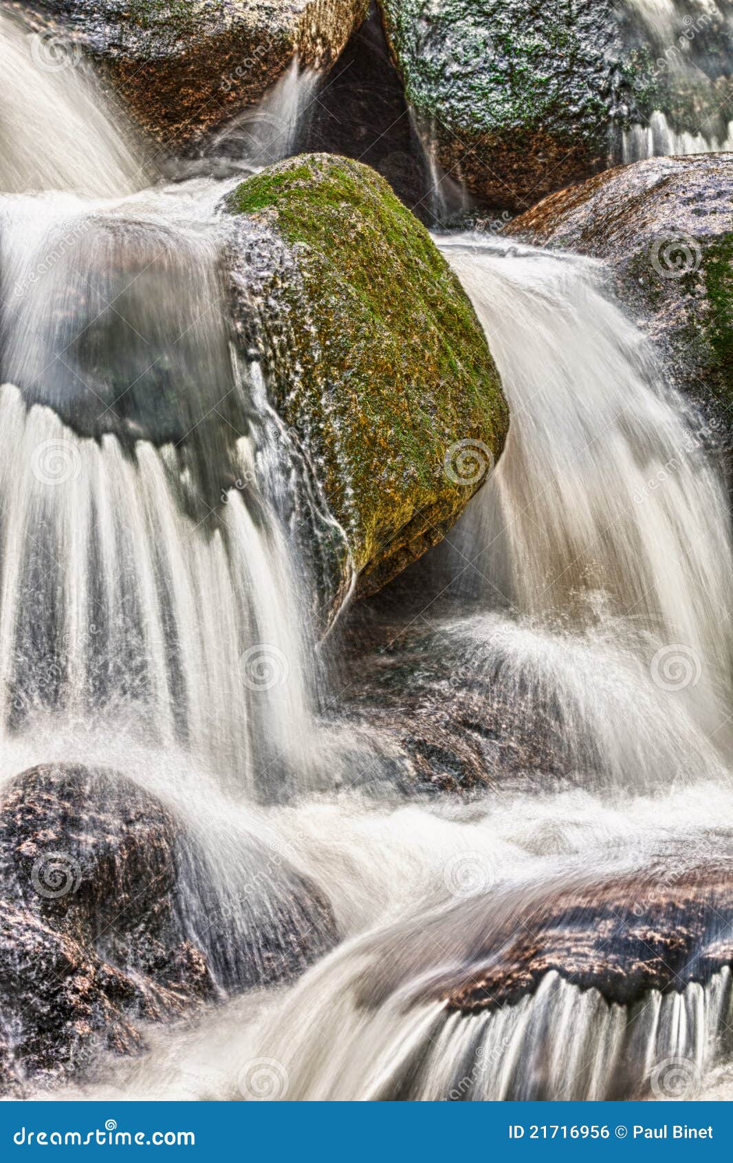 HDR water cascade stock photo. Image of park, natural - 21716956