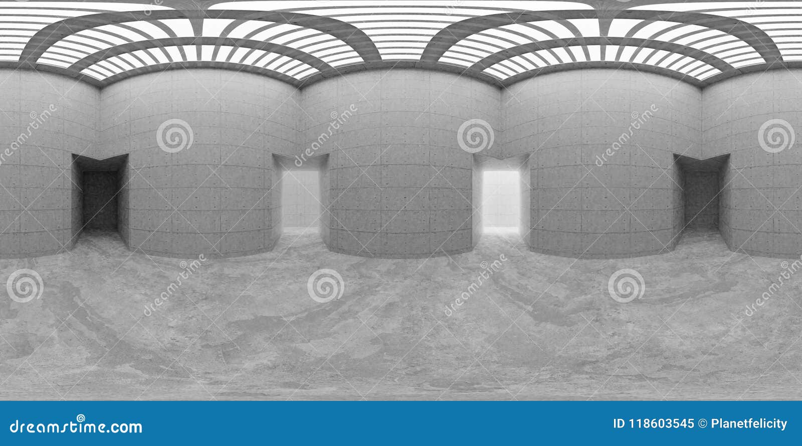 HDRI Environment Map, Abstract Spherical Panorama Background with Light ...