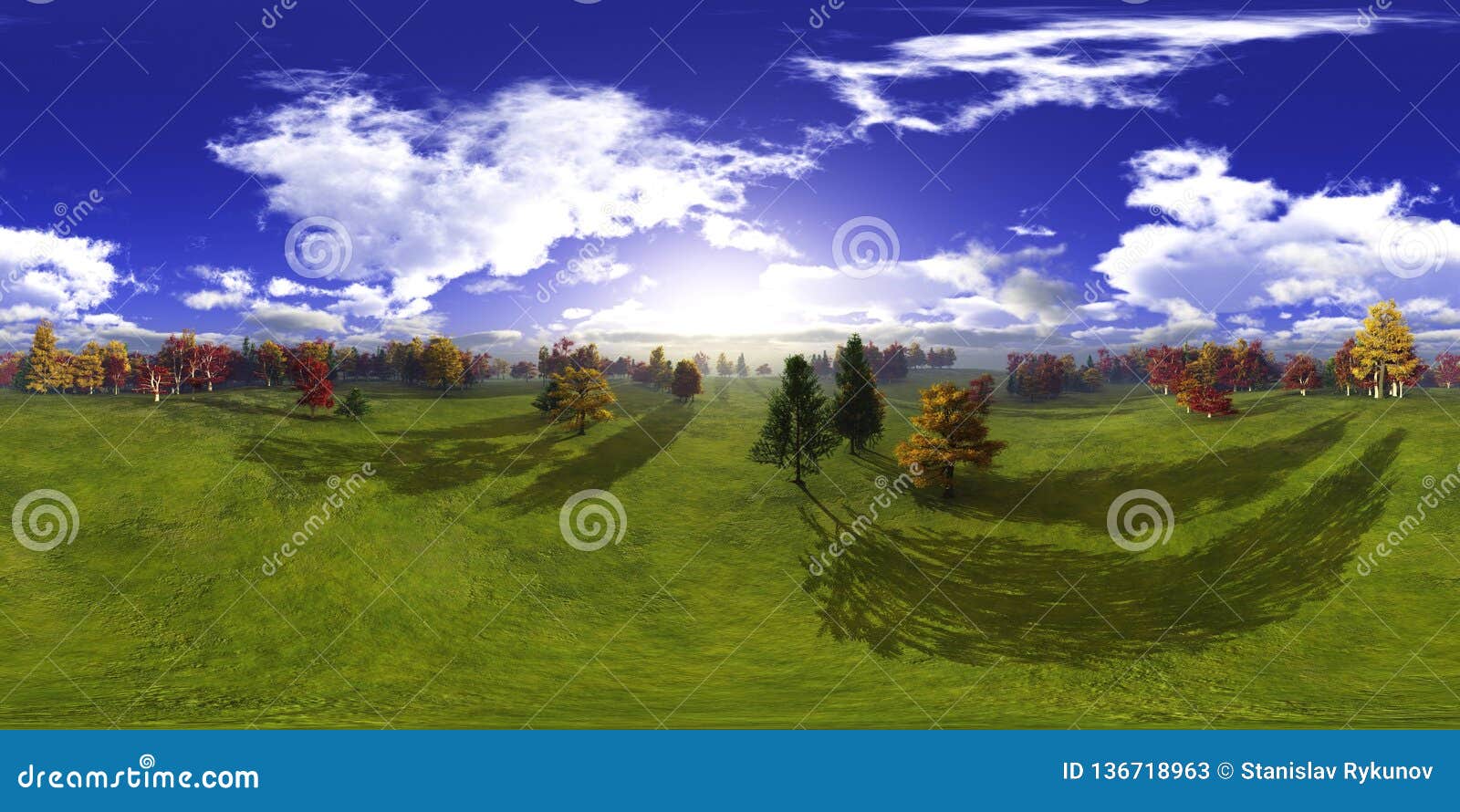 HDRI, Environment Map, Round Panorama, Spherical Panorama Stock ...