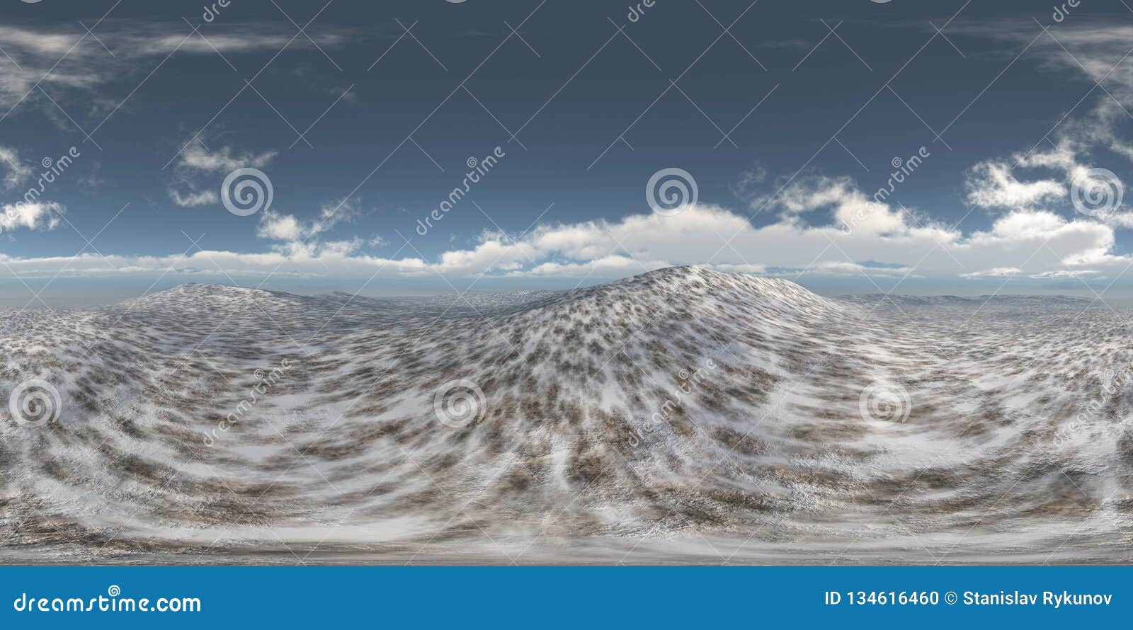 HDRI, Environment Map , Winter Ocean Landscape Stock Photo - Image of ...