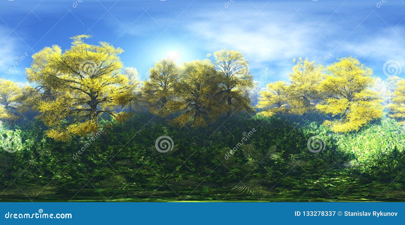 HDRI, Environment Map, Round Panorama, Spherical Panorama Stock ...