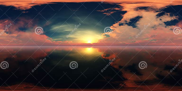 HDRI Equidistant Projection Landscape Stock Photo - Image of travel ...