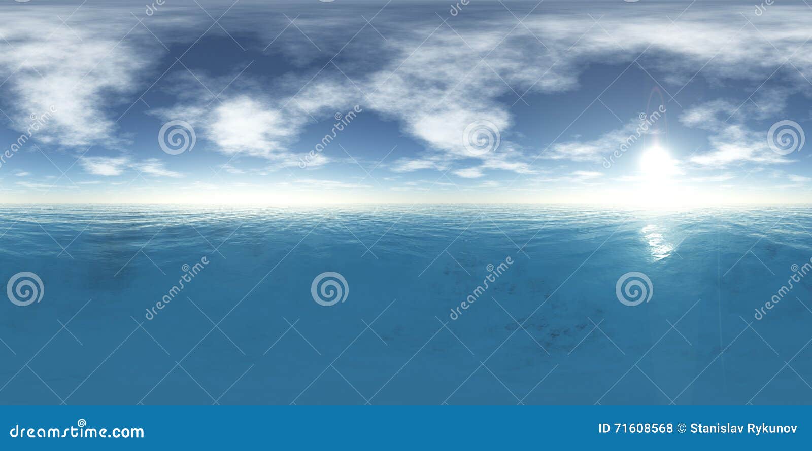 HDRI High Resolution Map, Land Under Heaven Stock Illustration ...