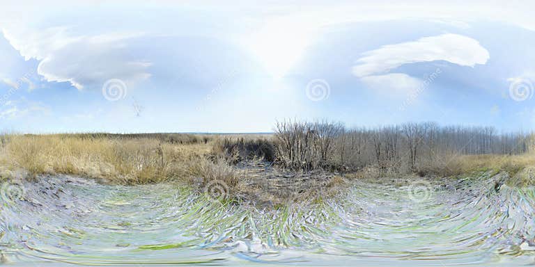 HDRI of Landscape, Panoramic Image for HDRI Application Stock ...