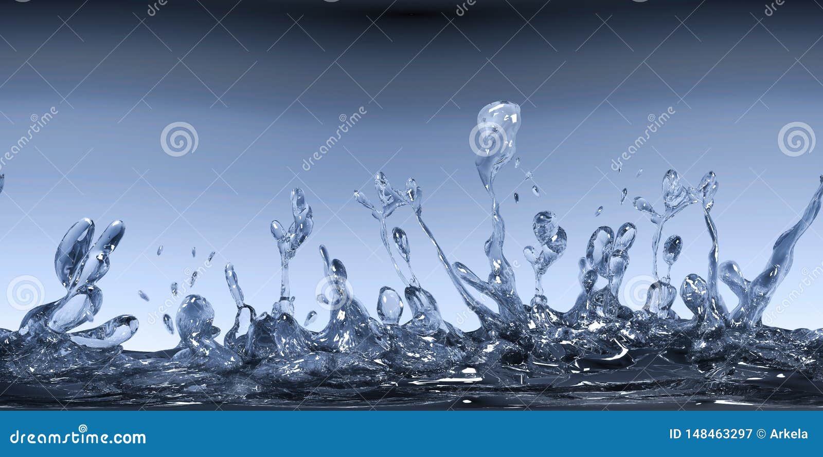 Hdri map water splash stock illustration. Illustration of panoramic ...