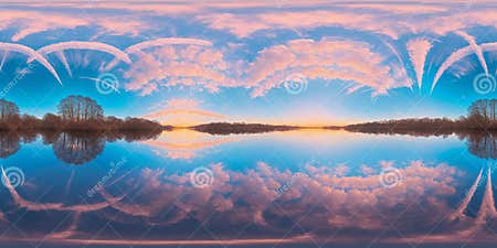 HDRI Perfect Sky Equirectangular Panorama 47 Stock Photo - Image of ...