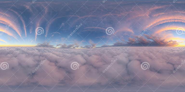 HDRI Perfect Sky Equirectangular Panorama 33 Stock Image - Image of ...