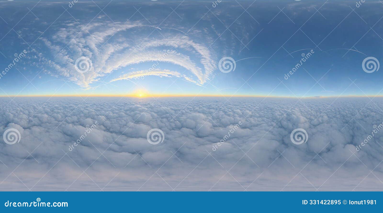 HDRI Perfect Sky Equirectangular Panorama 10 Stock Image - Image of ...