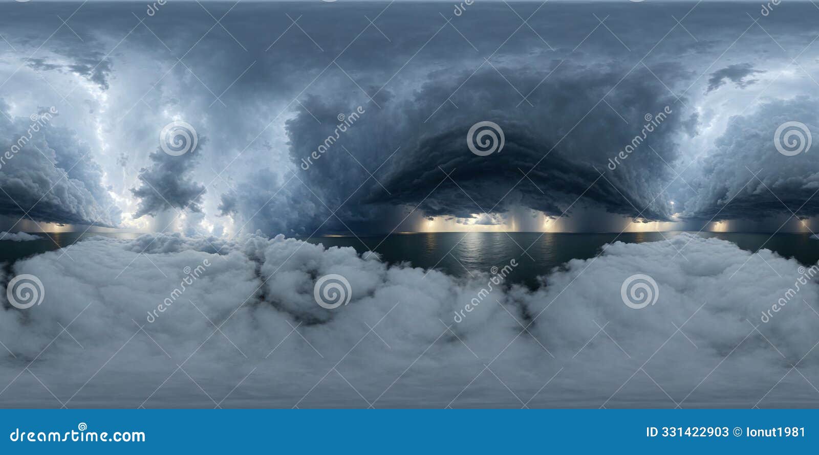 HDRI Perfect Sky Equirectangular Panorama 7 Stock Image - Image of ...