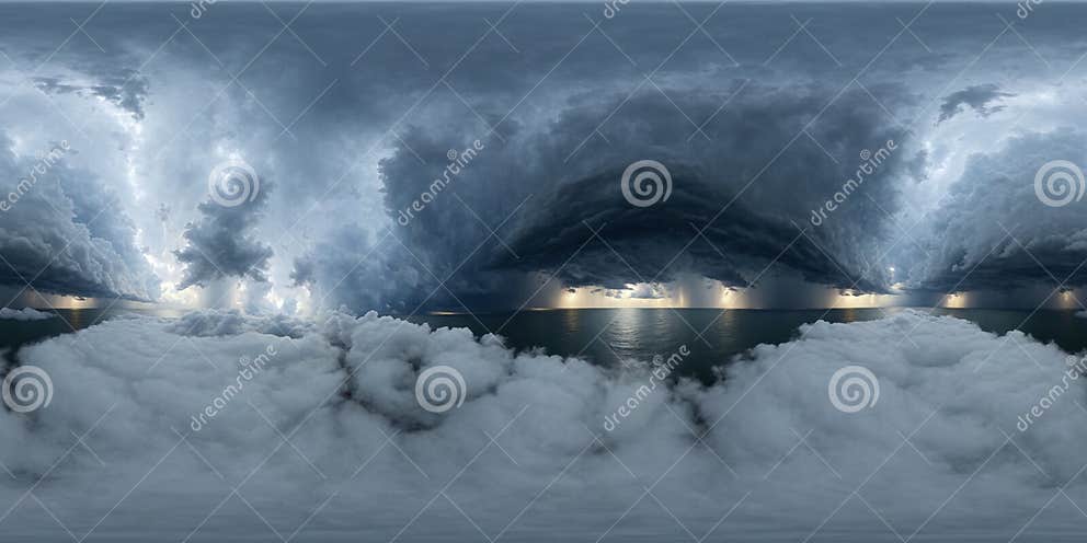 HDRI Perfect Sky Equirectangular Panorama 7 Stock Image - Image of ...