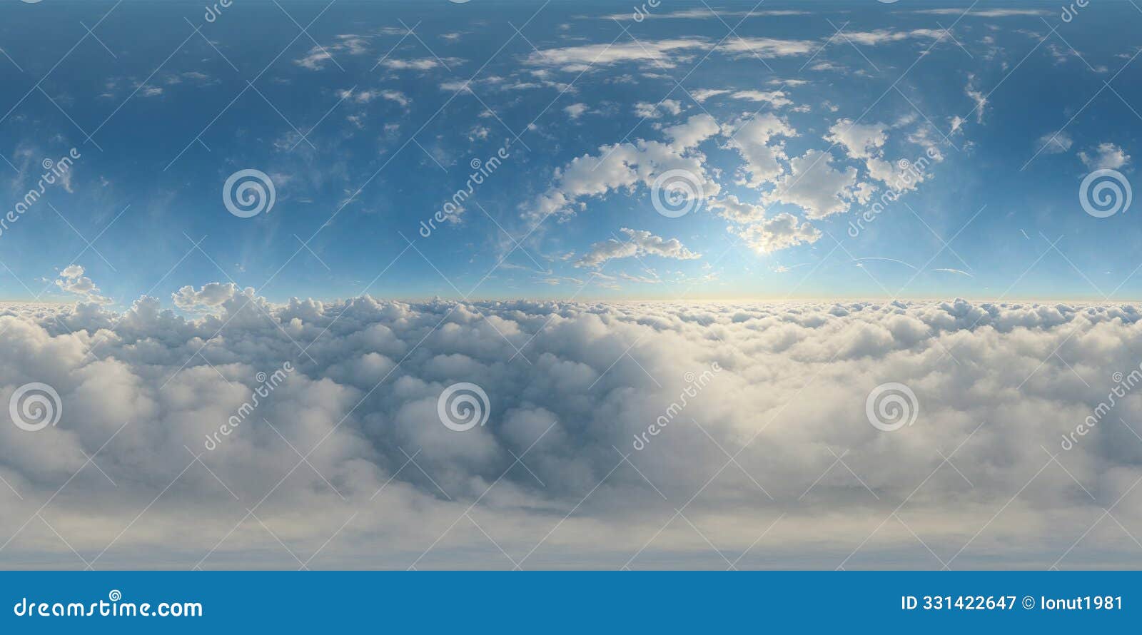 HDRI Perfect Sky Equirectangular Panorama 48 Stock Image - Image of ...