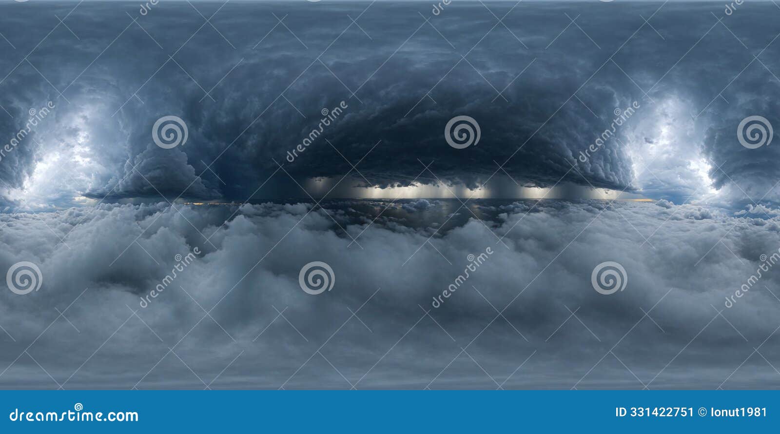 HDRI Perfect Sky Equirectangular Panorama 46 Stock Image - Image of ...