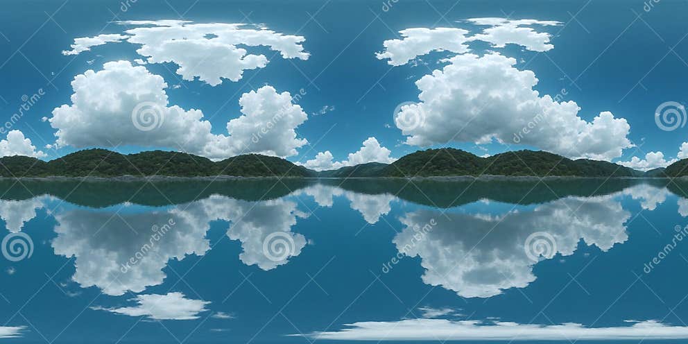 HDRI Perfect Sky Equirectangular Panorama 37 Stock Image - Image of ...