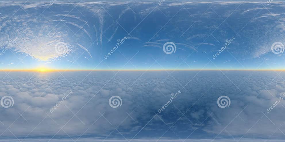 HDRI Perfect Sky Equirectangular Panorama 21 Stock Photo - Image of ...