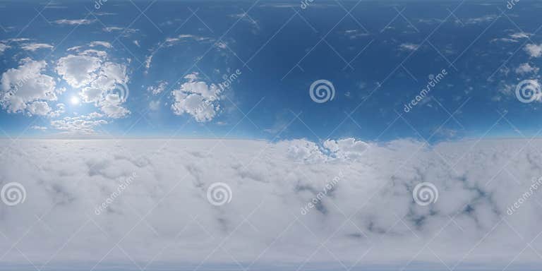 HDRI Perfect Sky Equirectangular Panorama 1 Stock Image - Image of ...