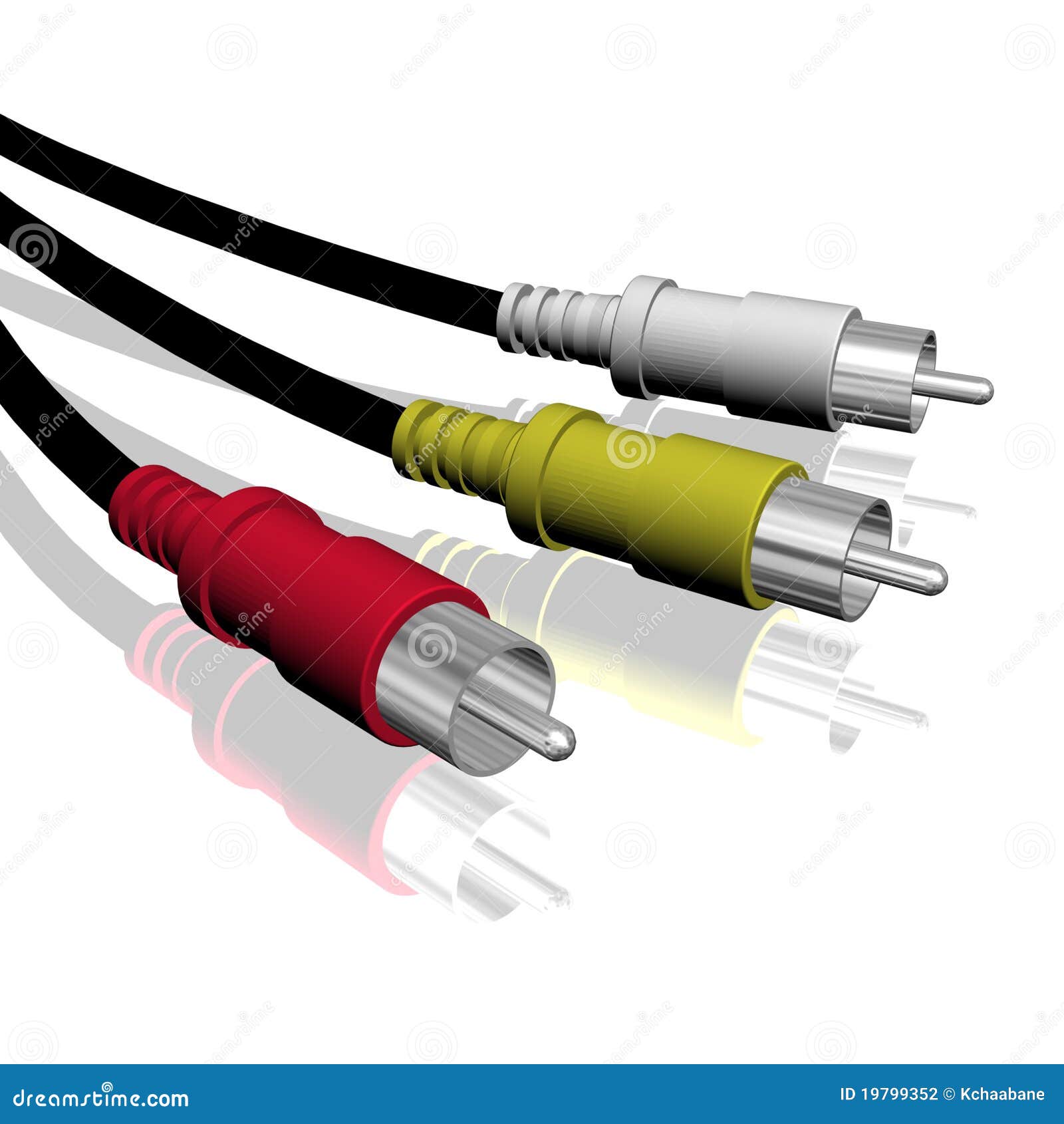 HDTV Cable stock illustration. Illustration of cables - 19799352