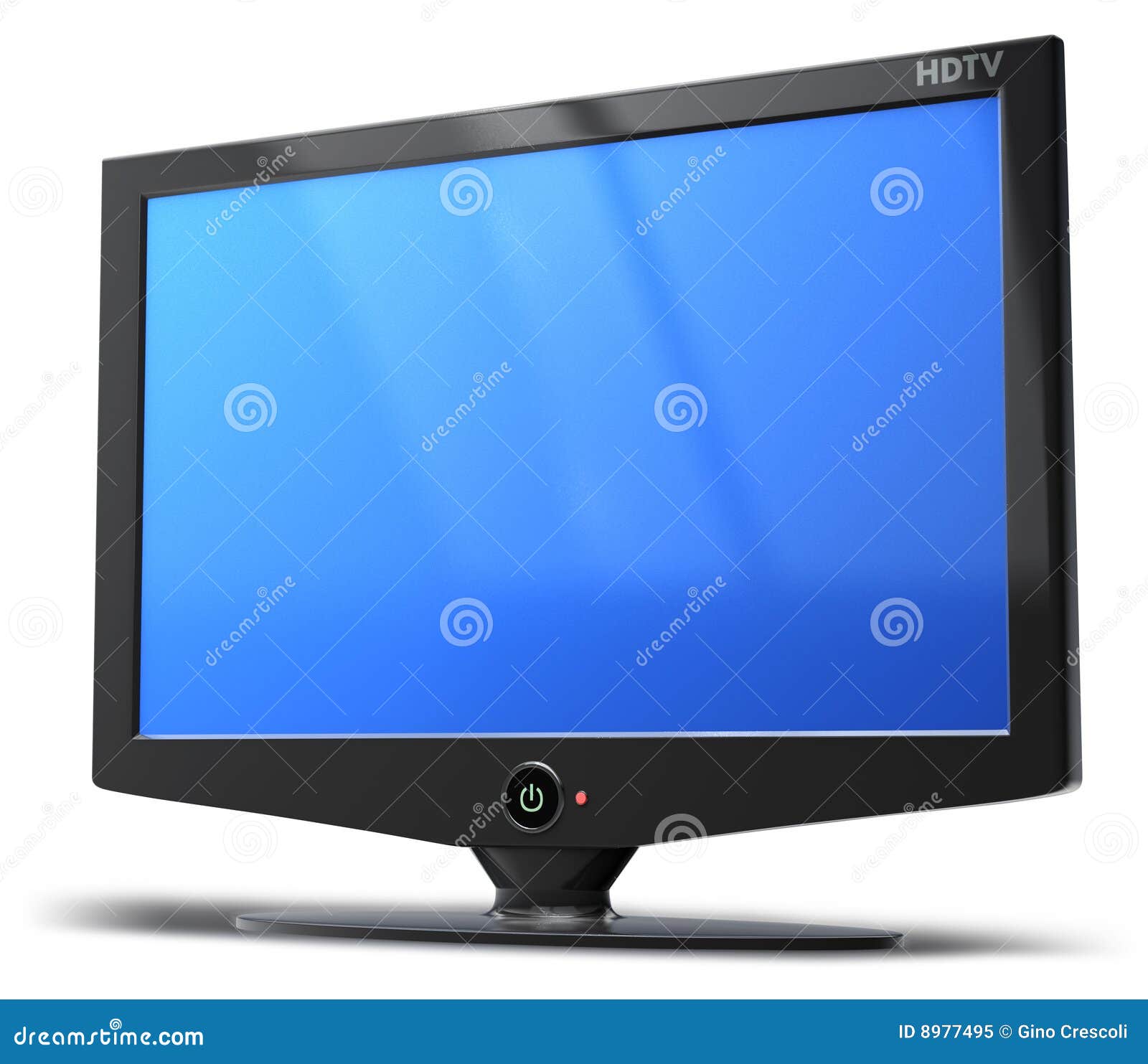HDTV television screen stock illustration. Illustration of monitor ...