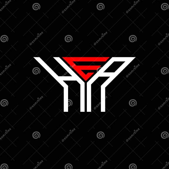 HEA Letter Logo Creative Design with Vector Graphic, HEA Simple and ...