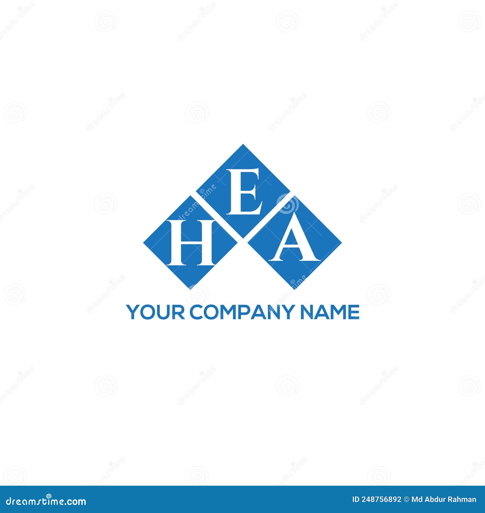 HEA Letter Logo Design On BLACK Background. HEA Creative Initials ...