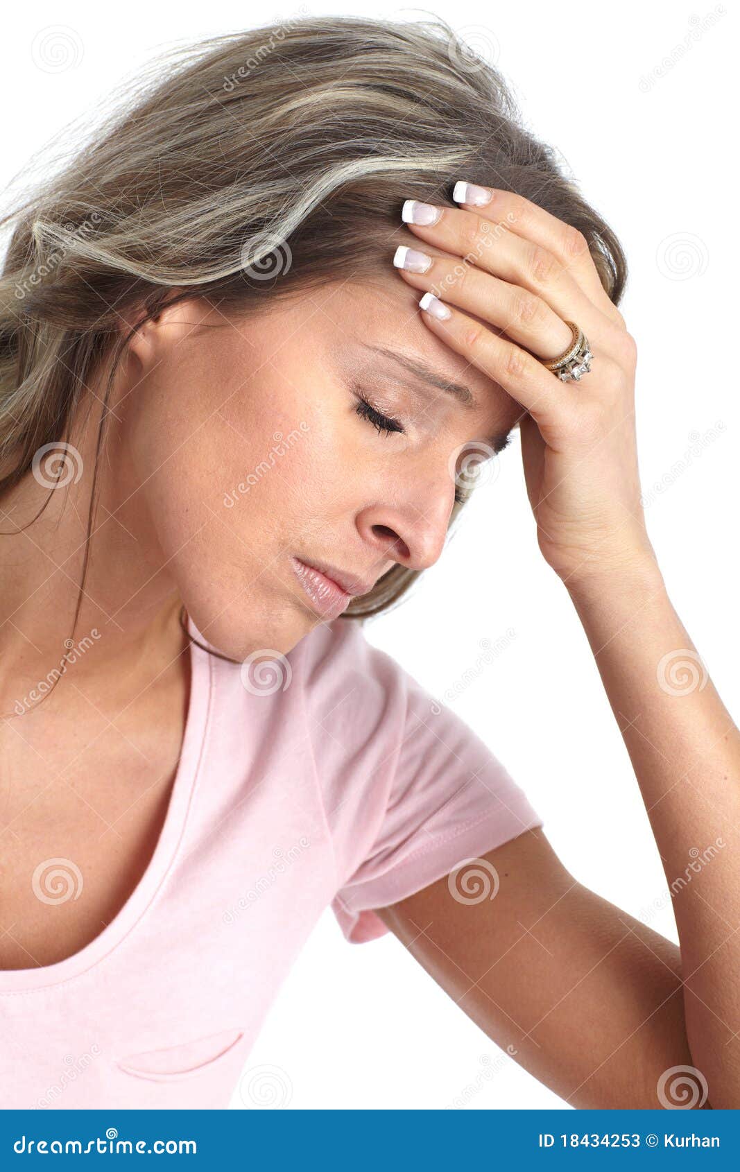 Head ache stock image. Image of person, ache, allergy - 18434253