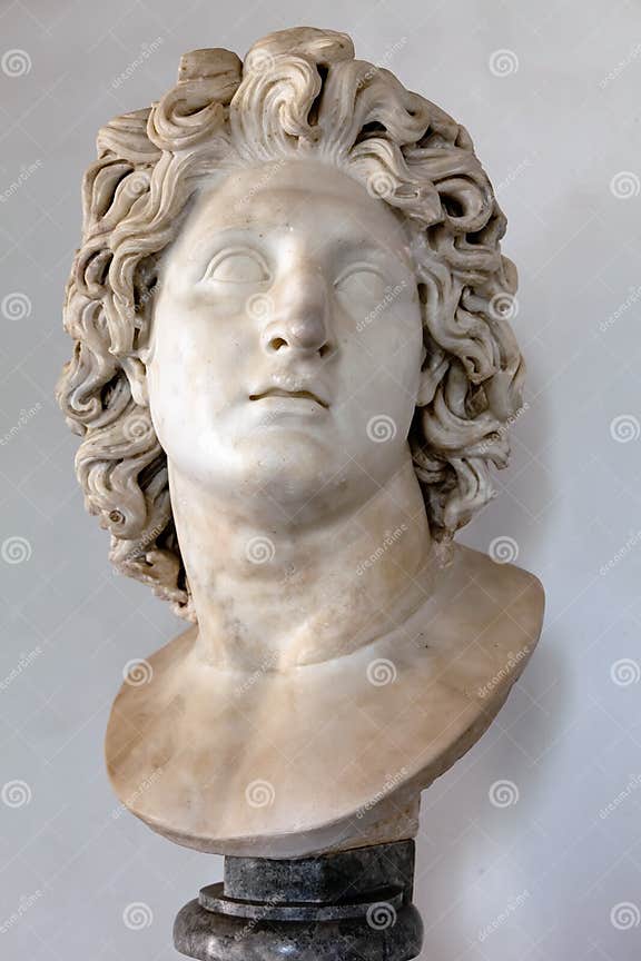Head of Alexander the Great Stock Photo - Image of heritage, antiquity ...