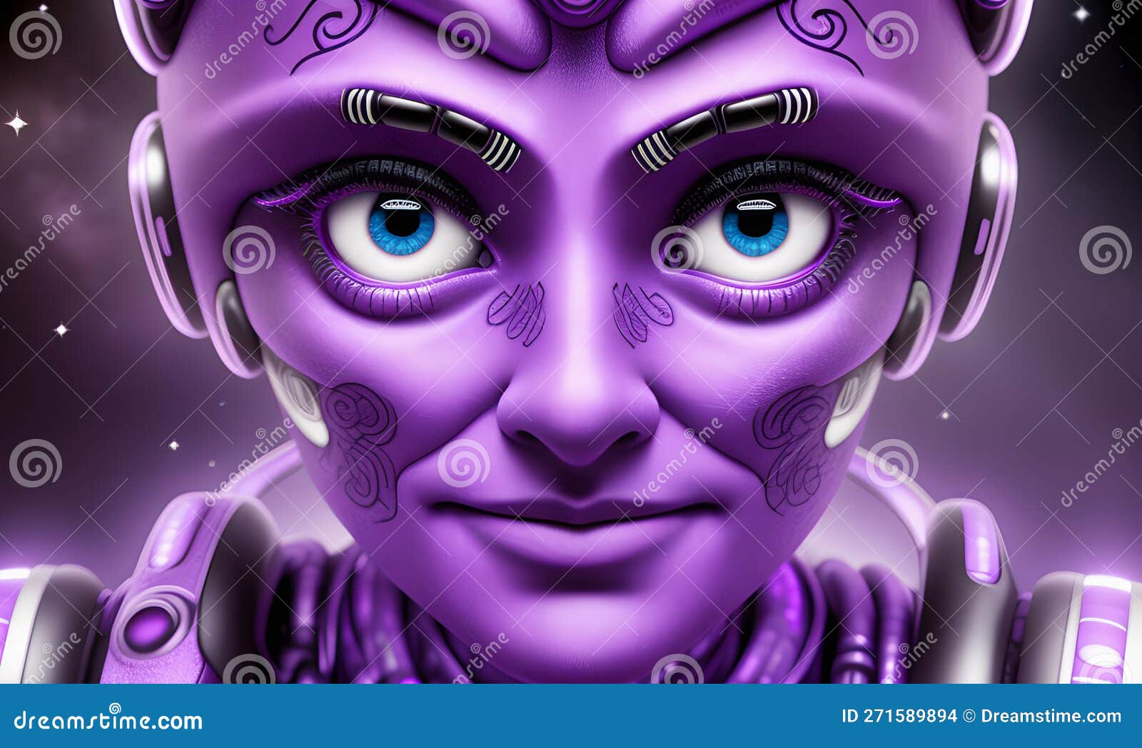 The Head of an Alien Creature Awakens the Concept of Artificial ...