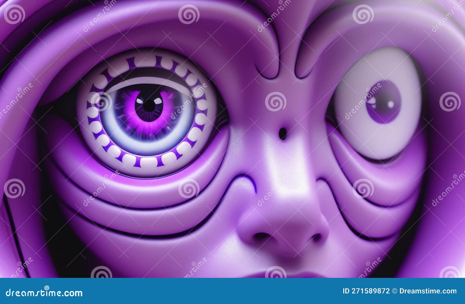 The Head of an Alien Creature Awakens the Concept of Artificial ...