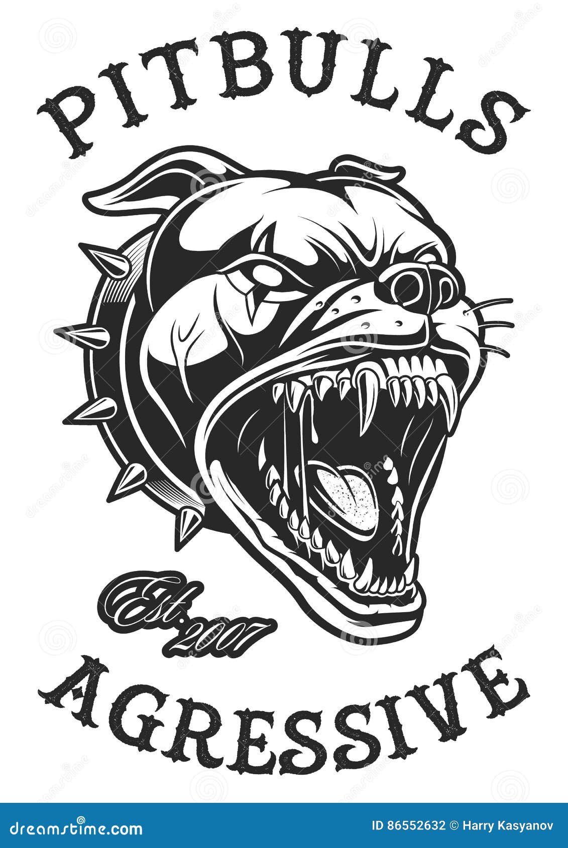 Head Angry Pit Bull Stock Illustrations – 585 Head Angry Pit Bull Stock ...