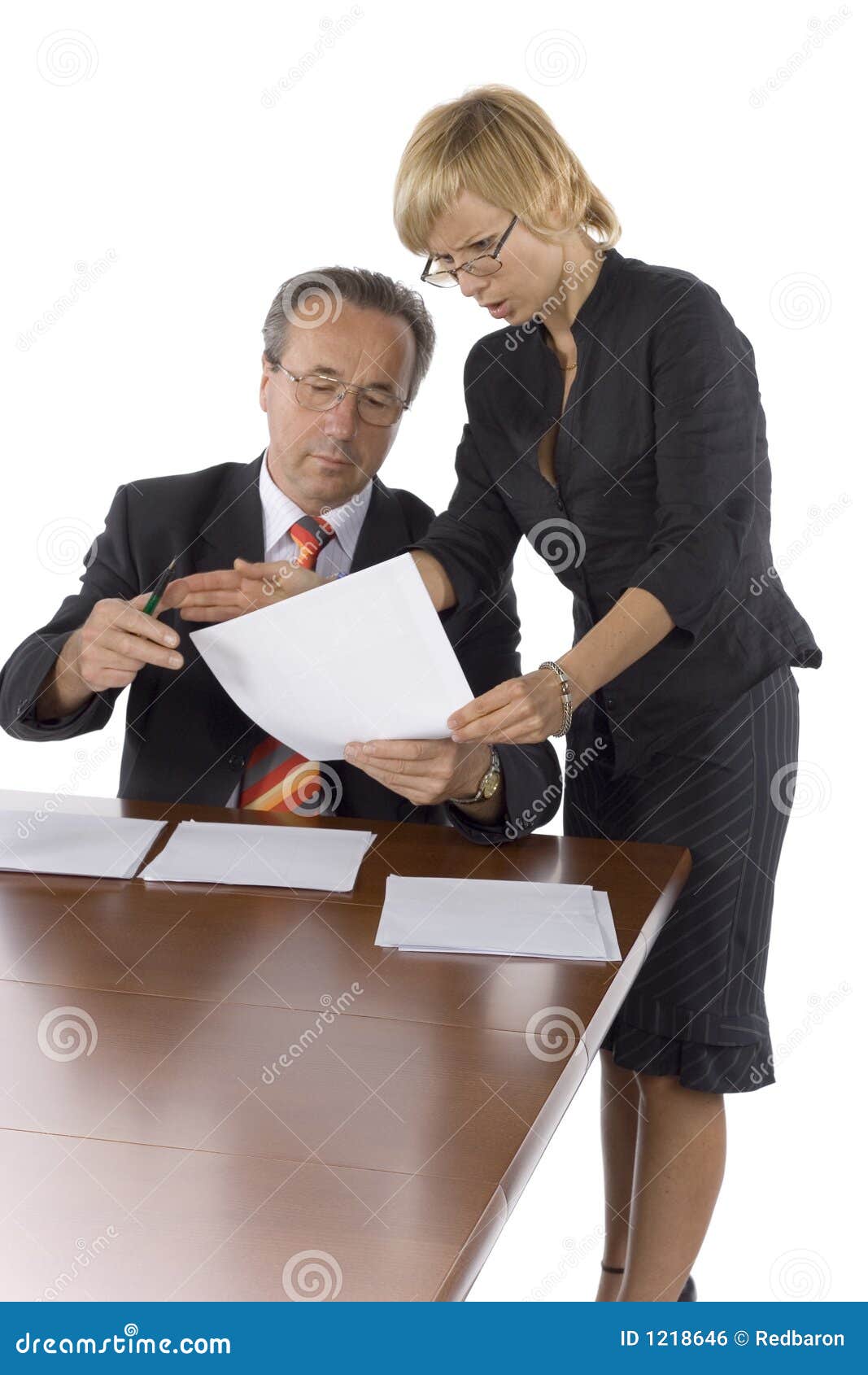 Head and assistant stock photo. Image of body, company - 1218646